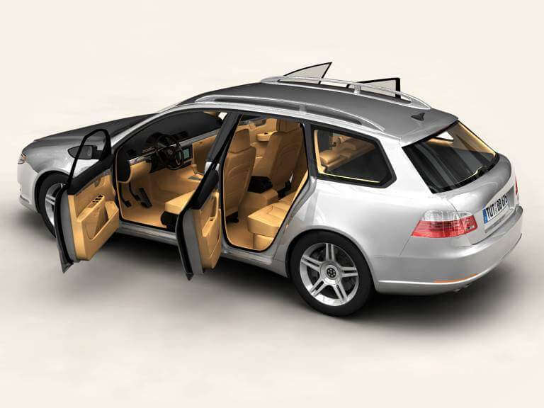 Generic Station Wagon - 3D Model by Behr Bros