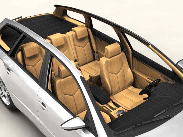 Generic Station Wagon - 3D Model by Behr Bros