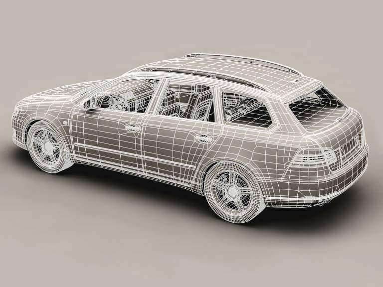 Generic Station Wagon - 3D Model by Behr Bros