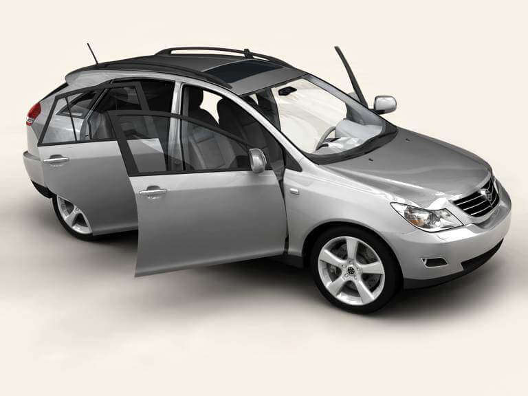 Generic Station Wagon - 3D Model by Behr Bros