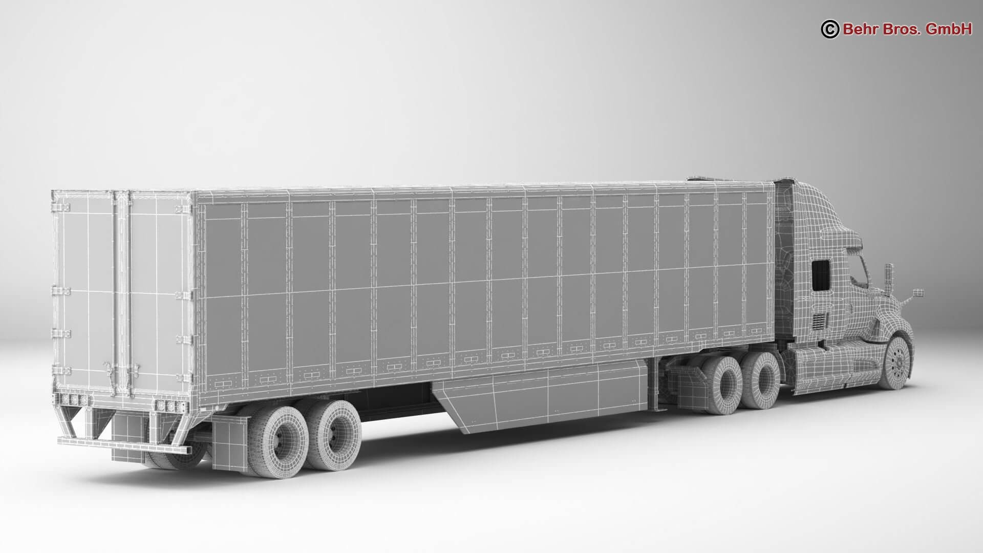 Generic US Truck - 3D Model by Behr Bros
