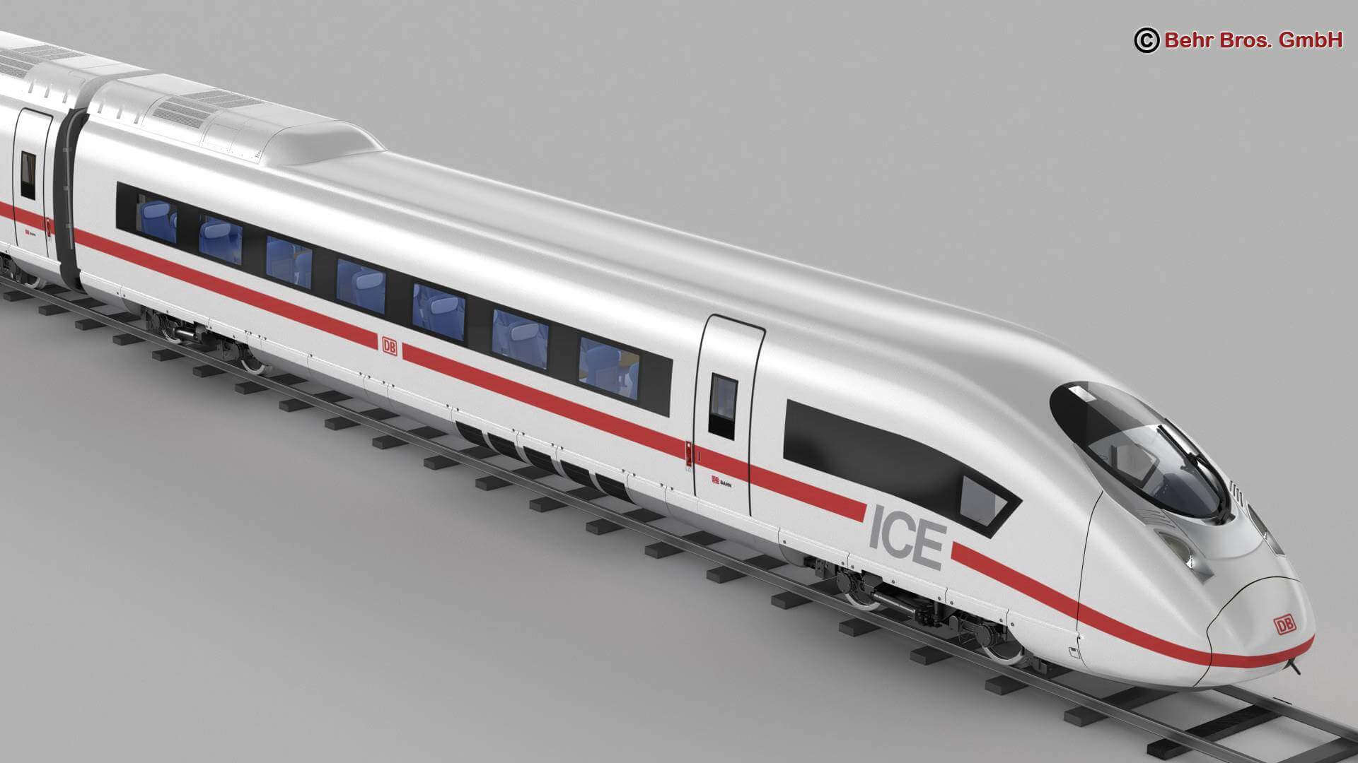 ICE 3 BR407 - 3D Model by Behr Bros