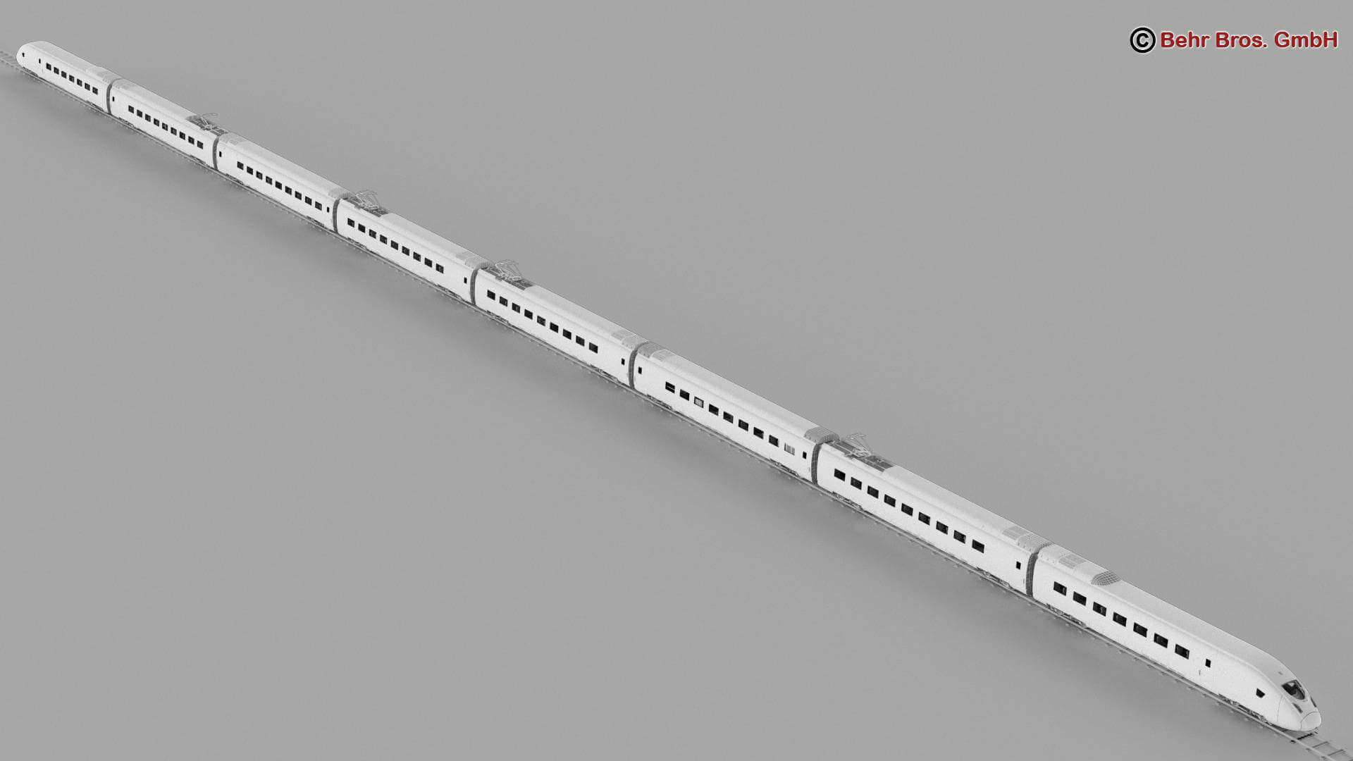 ICE 3 BR407 - 3D Model by Behr Bros