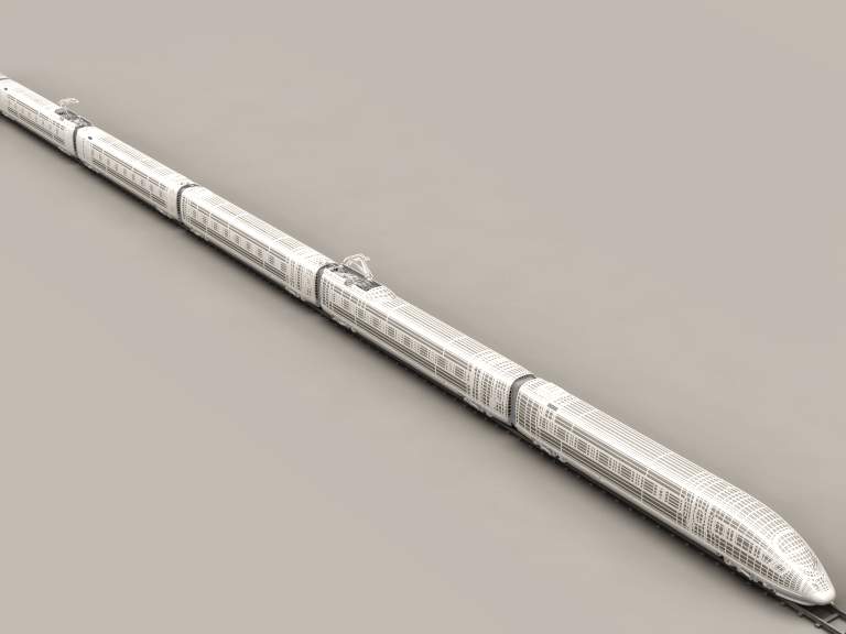 ICE 3 High Speed Train - 3D Model by Behr Bros