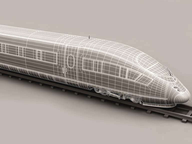 ICE 3 High Speed Train - 3D Model by Behr Bros