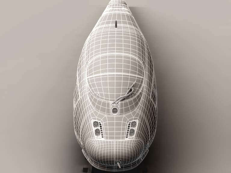 ICE 3 High Speed Train - 3D Model by Behr Bros