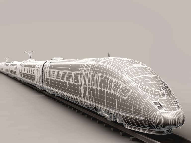 ICE 3 High Speed Train - 3D Model by Behr Bros