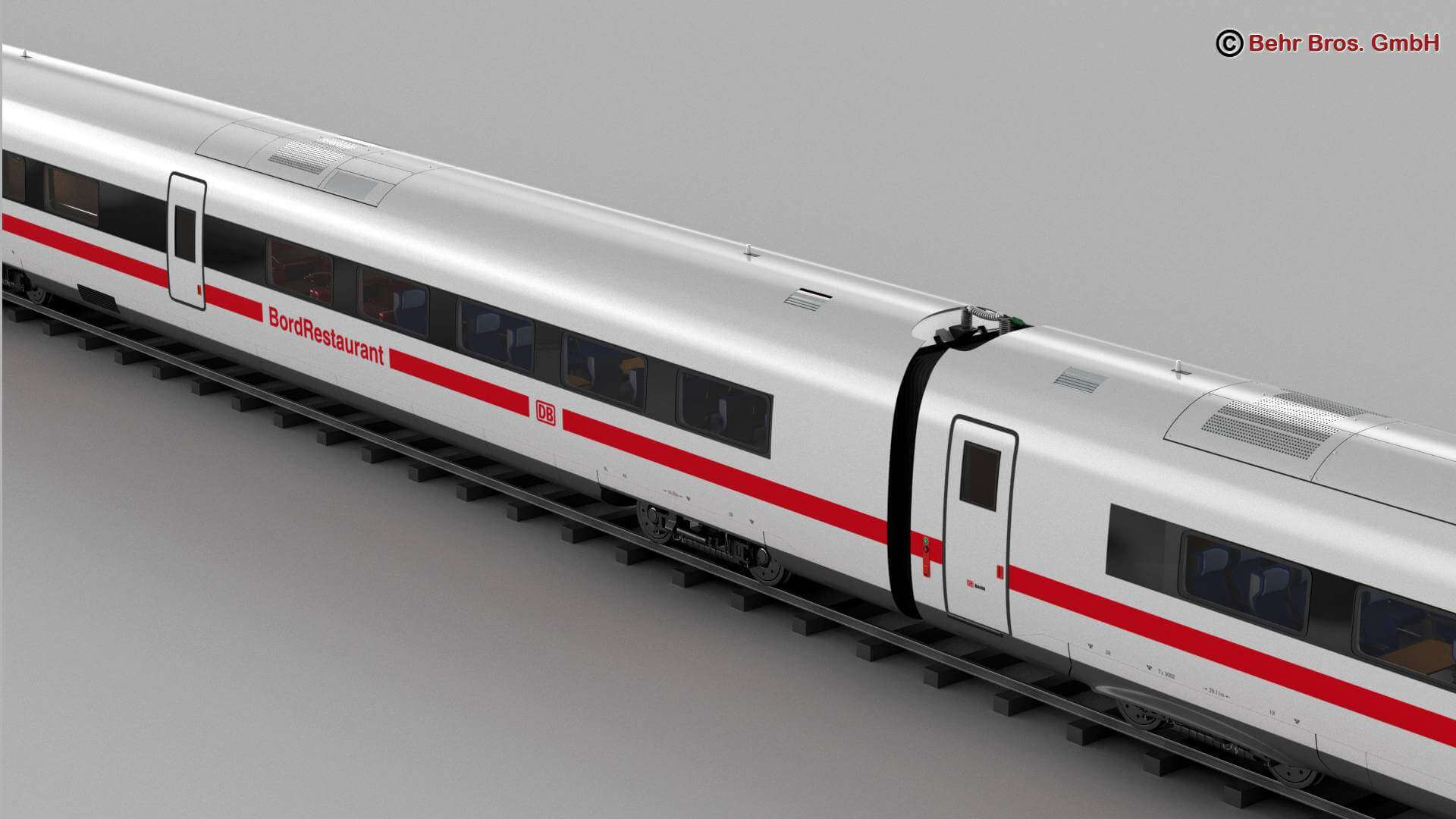 ICE 4 BR412 High Speed Train - 3D Model by Behr Bros