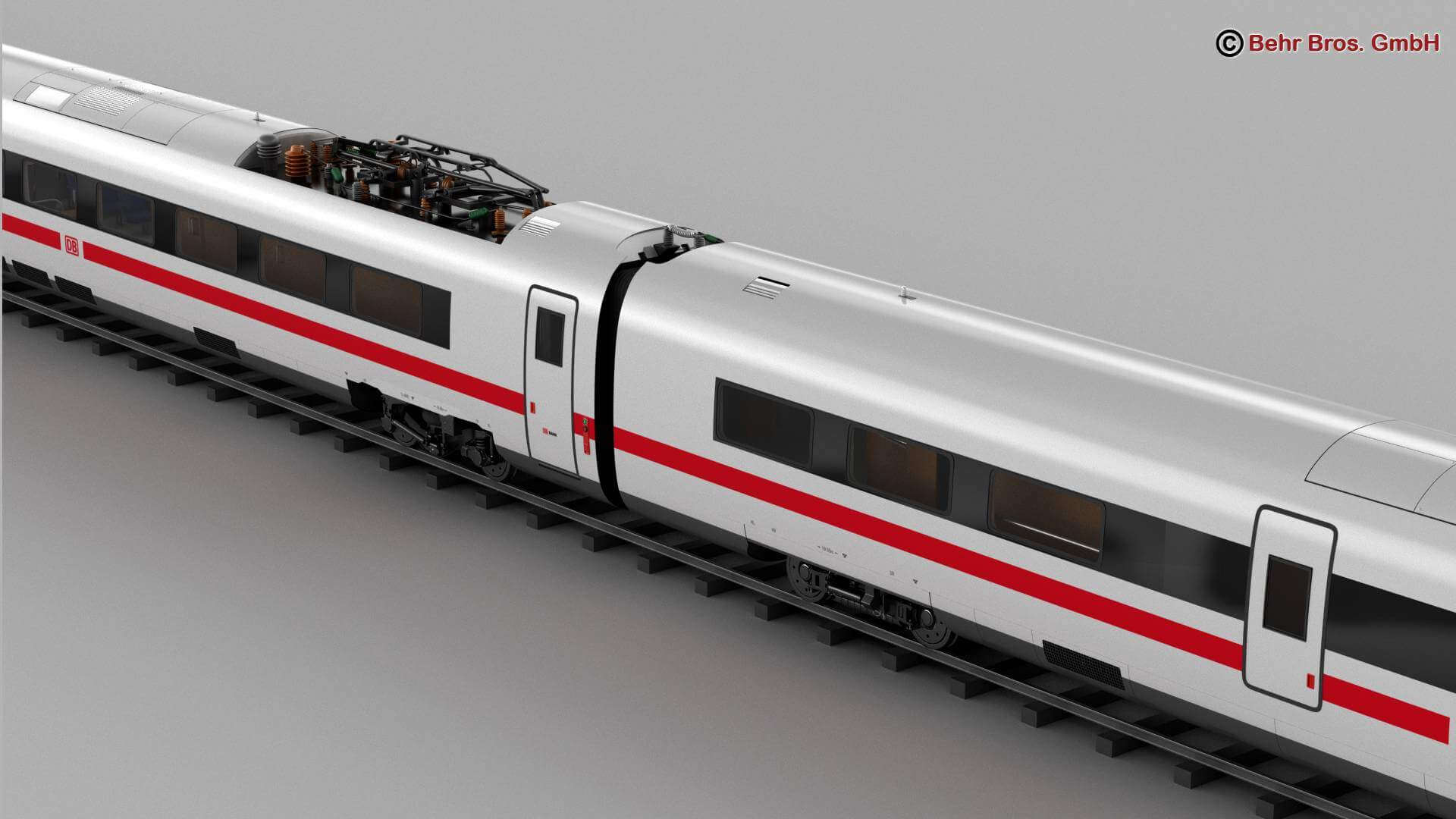 ICE 4 BR412 High Speed Train - 3D Model by Behr Bros