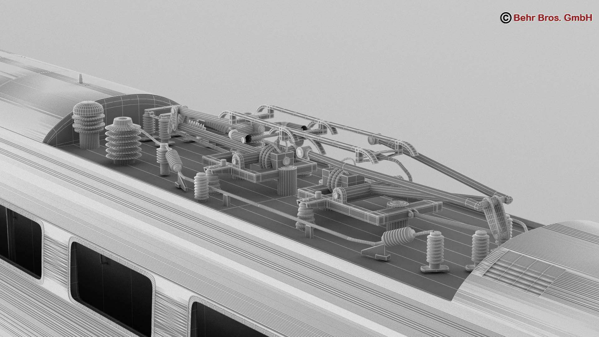 ICE 4 BR412 High Speed Train - 3D Model by Behr Bros