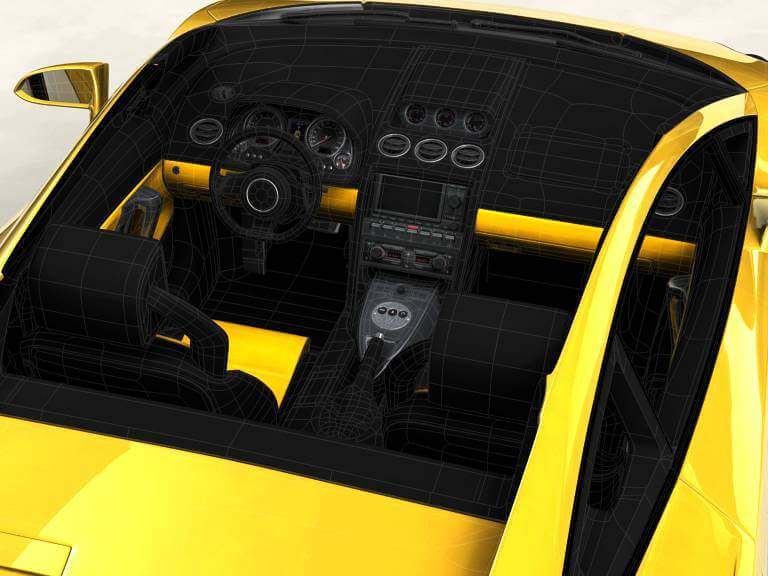 Lamborghini Gallardo - 3D Model by Behr Bros