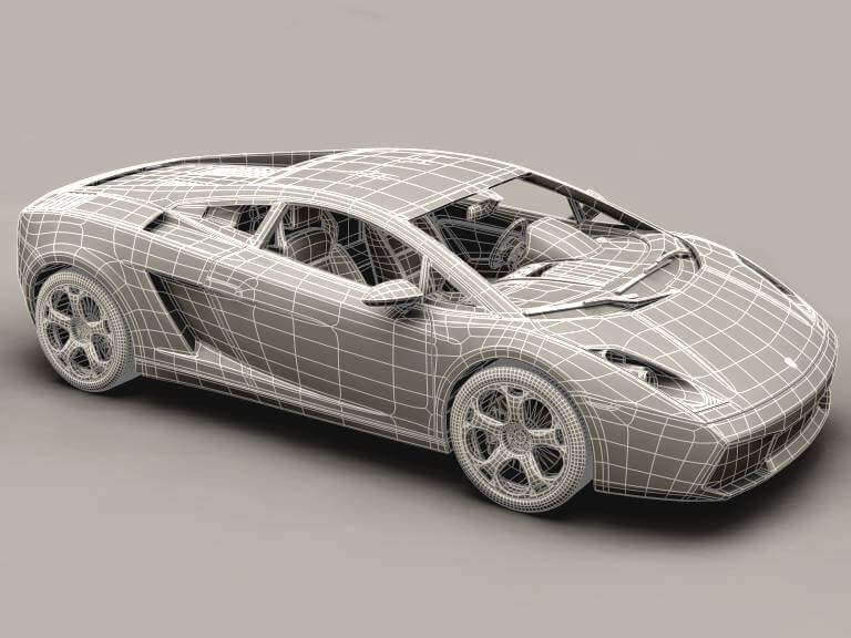 Lamborghini Gallardo - 3D Model by Behr Bros