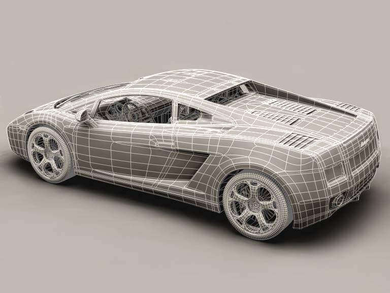 Lamborghini Gallardo - 3D Model by Behr Bros