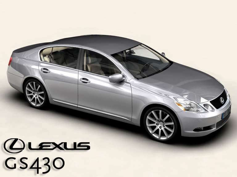 Lexus GS300/430 - 3D Model by Behr Bros