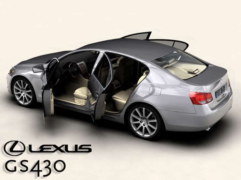 Lexus GS300/430 - 3D Model by Behr Bros