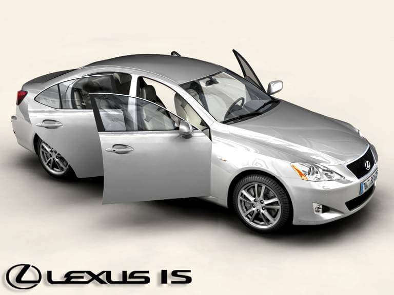 Lexus IS - 3D Model by Behr Bros