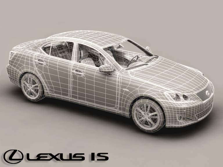 Lexus IS - 3D Model by Behr Bros