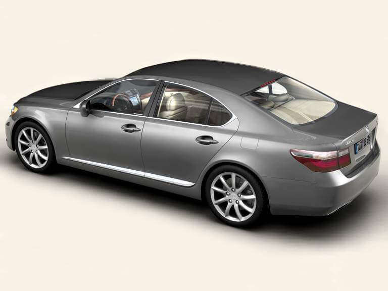 Lexus LS 460 - 3D Model by Behr Bros