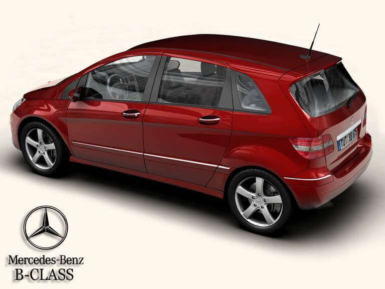 Mercedes B Class - 3D Model by Behr Bros