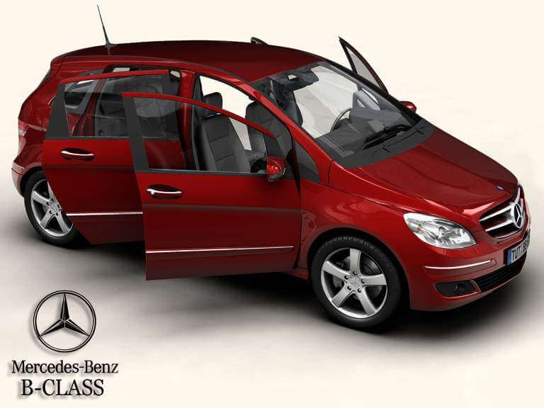 Mercedes B Class - 3D Model by Behr Bros