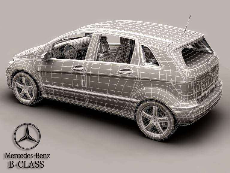 Mercedes B Class - 3D Model by Behr Bros
