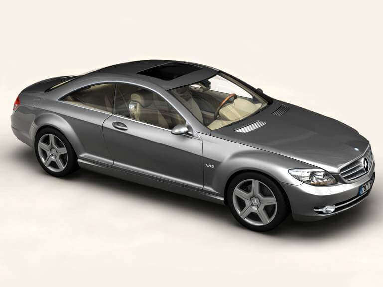Mercedes CL Class - 3D Model by Behr Bros