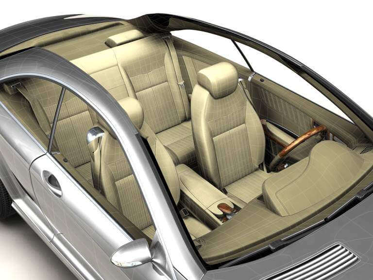 Mercedes CL Class - 3D Model by Behr Bros