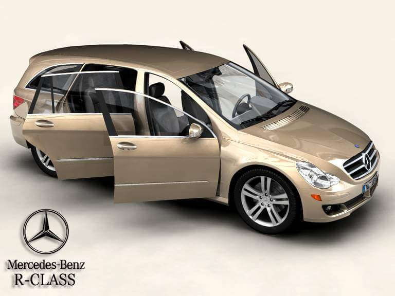 Mercedes R Class - 3D Model by Behr Bros