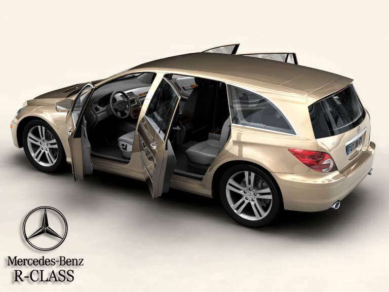 Mercedes R Class - 3D Model by Behr Bros