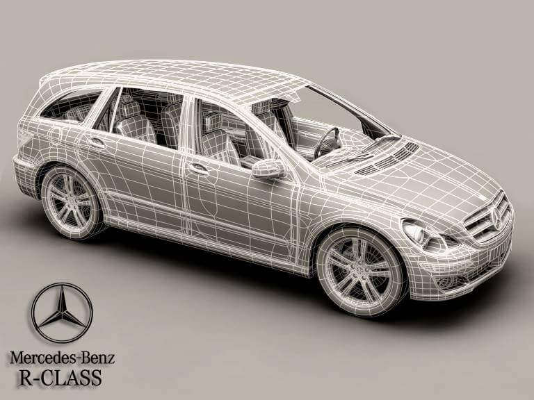 Mercedes R Class - 3D Model by Behr Bros