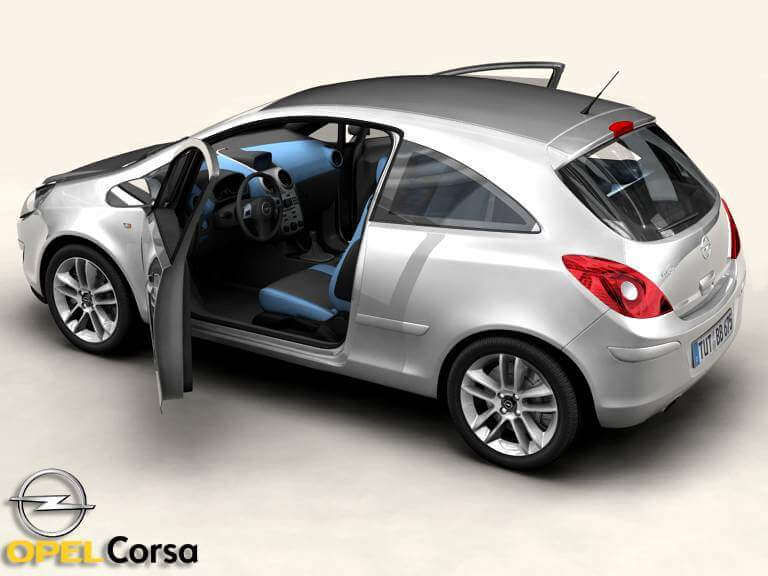 Opel Corsa - 3D Model by Behr Bros