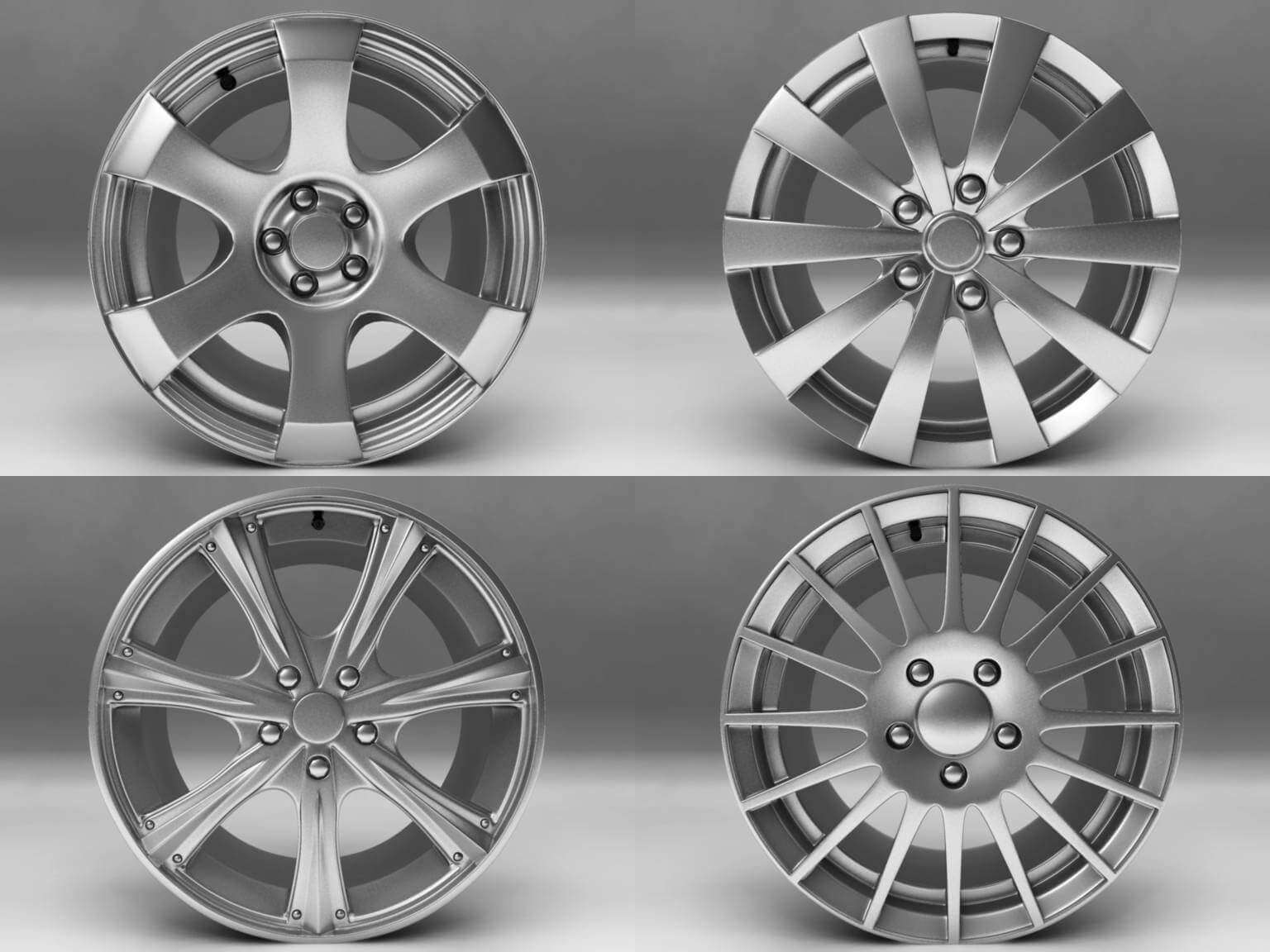 Rims and Tires - 3D Model by Behr Bros