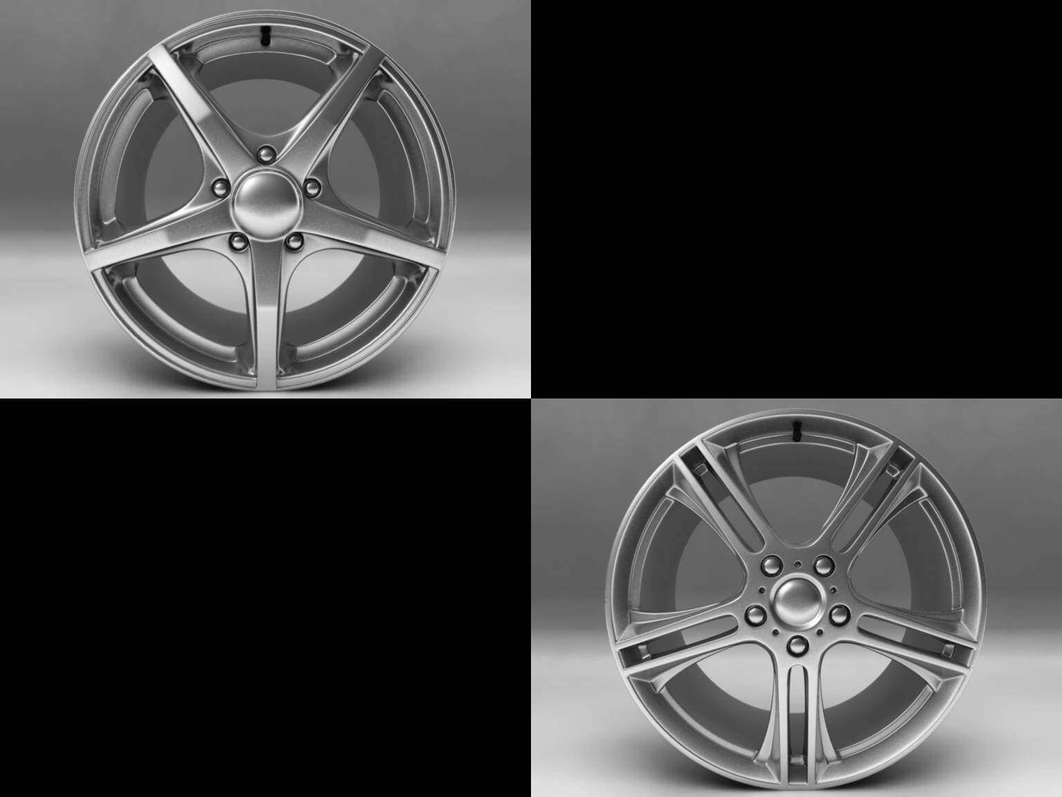 Rims and Tires - 3D Model by Behr Bros