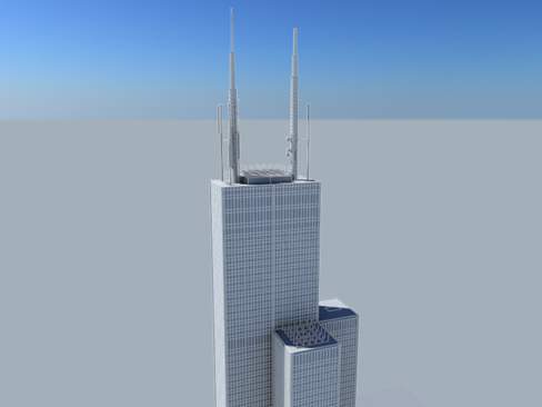 Sears Tower - 3D Model by Behr Bros