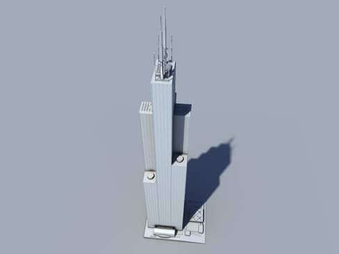 Sears Tower - 3D Model by Behr Bros