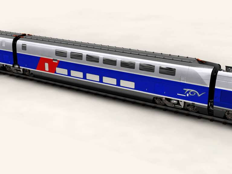 TGV Duplex - 3D Model by Behr Bros
