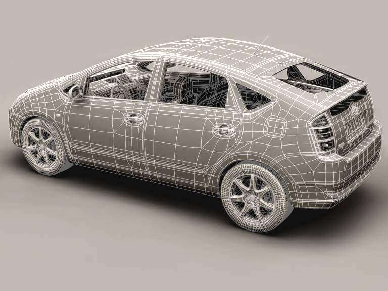 Toyota Prius - 3D Model by Behr Bros