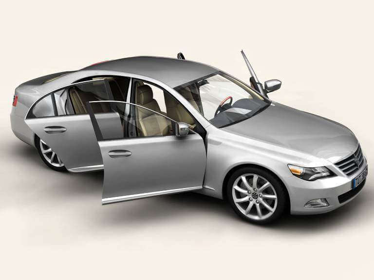 Generic Upper Class Car - 3D Model by Behr Bros