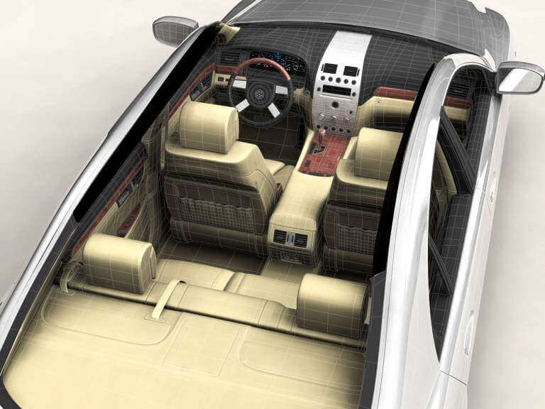 Generic Upper Class Car - 3D Model by Behr Bros