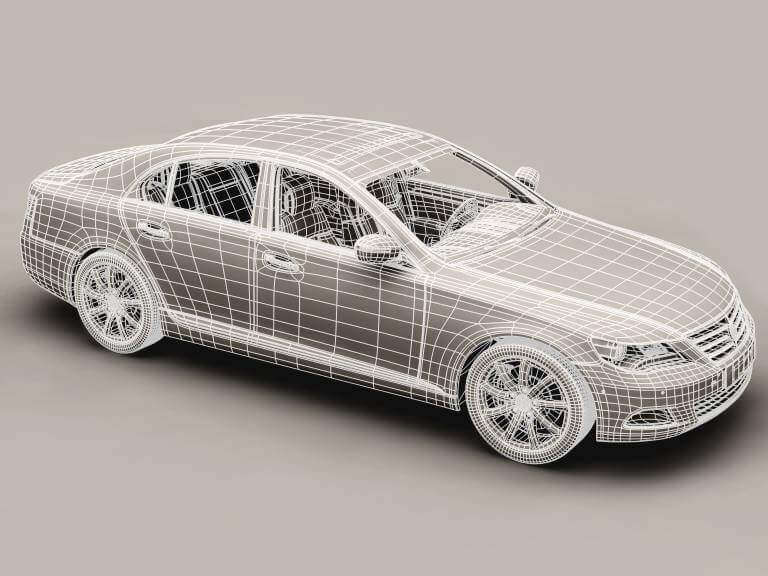 Generic Upper Class Car - 3D Model by Behr Bros