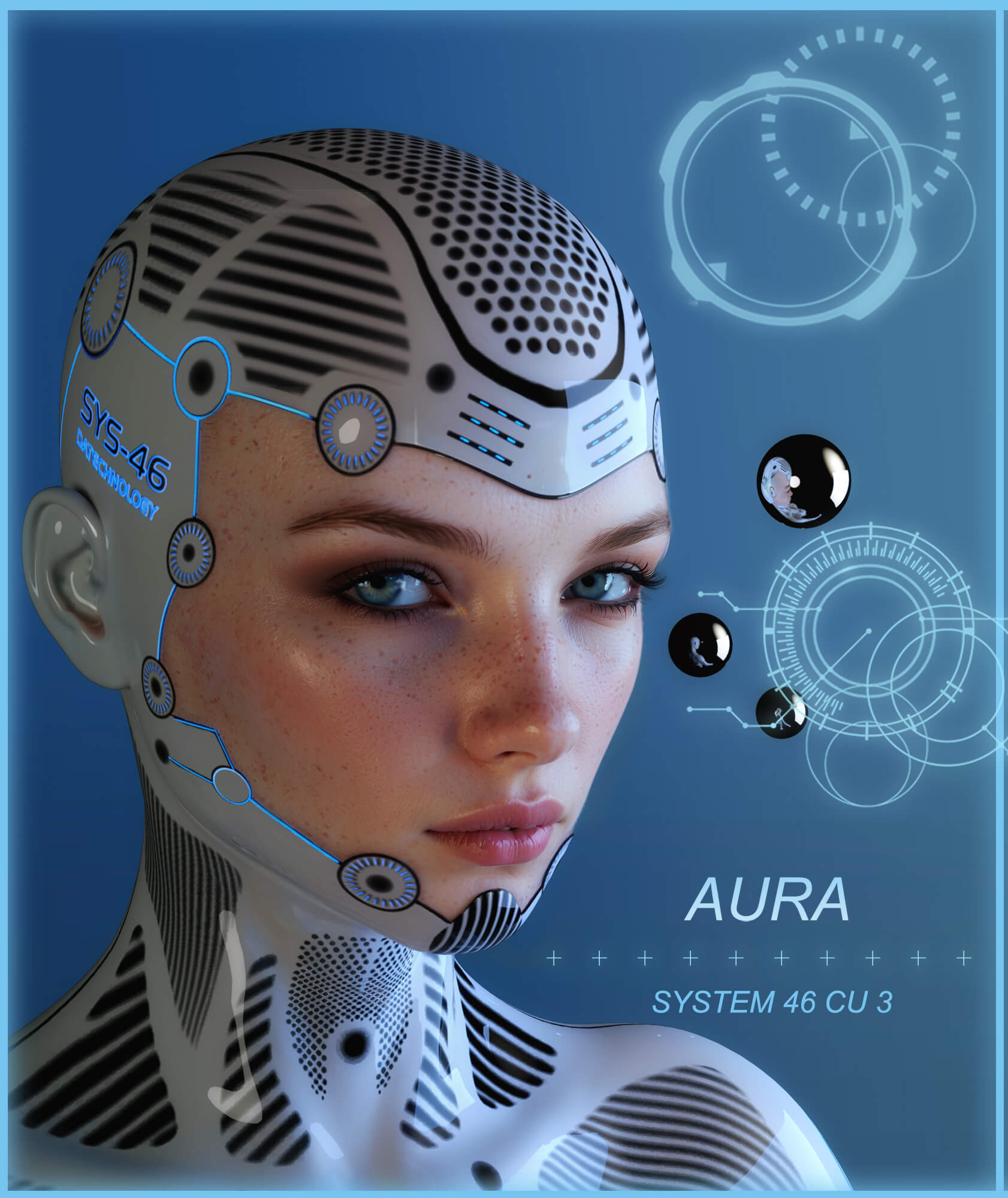 Aura System 46 CU 3 3D Render, Digital Art by Belmontty
