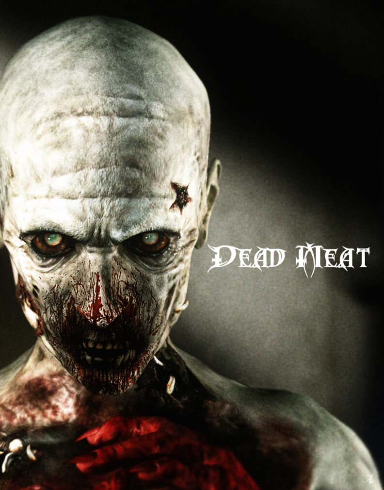 Dead Meat 3D Render, Digital Art by Belmontty