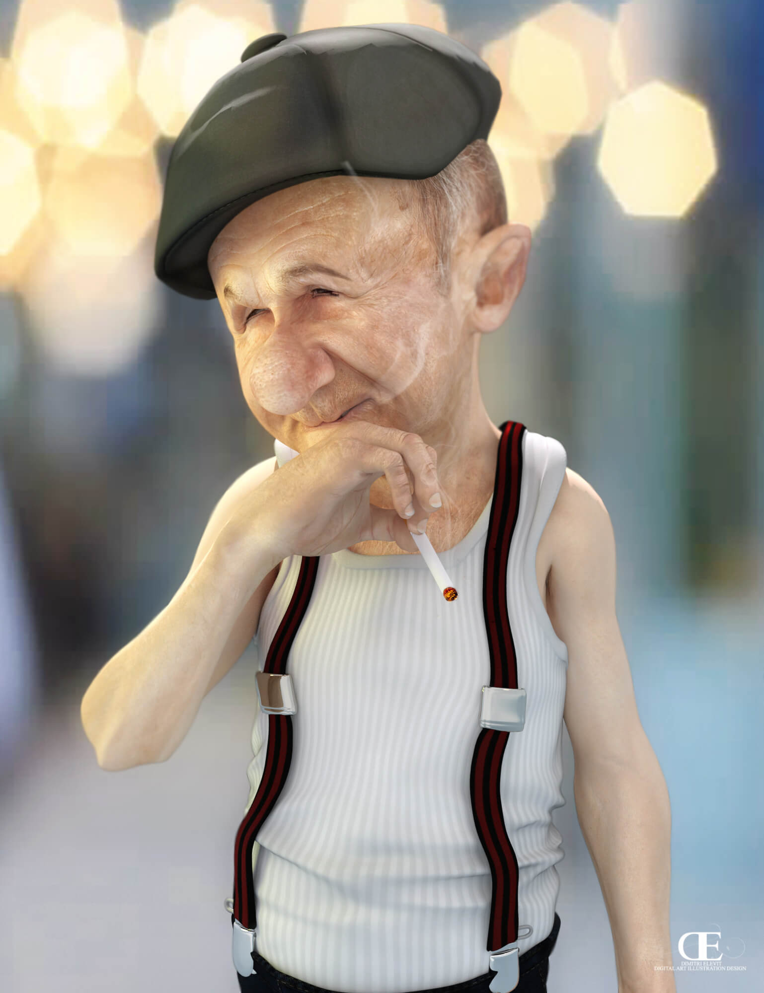 Henry 3D Render, Digital Art by Belmontty