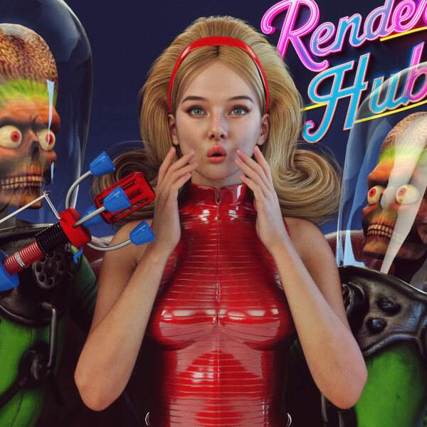 Mars Attacks Renderhub by Belmontty | RenderHub Wallpapers