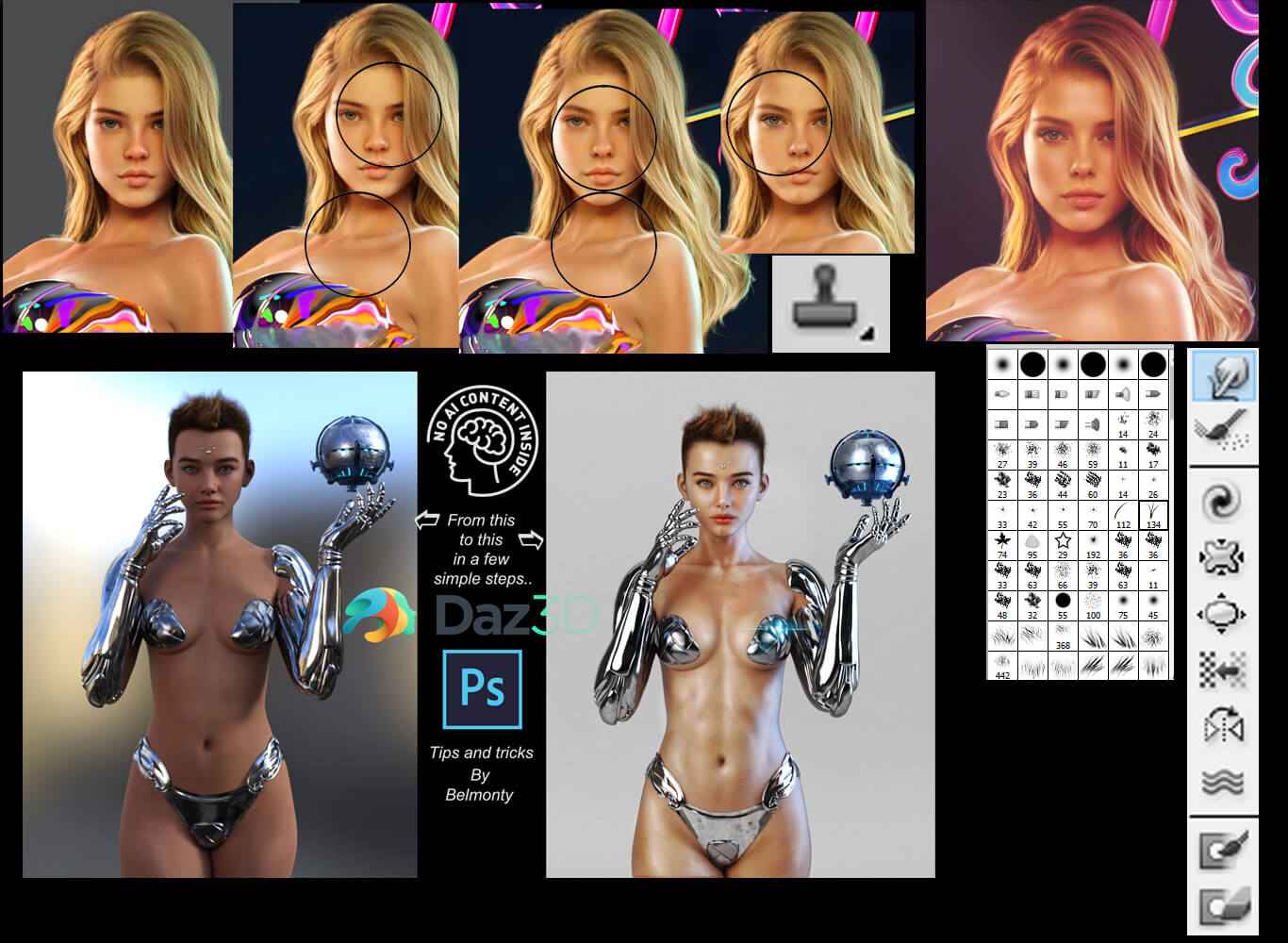 Pin Up 3D Render, Digital Art by Belmontty