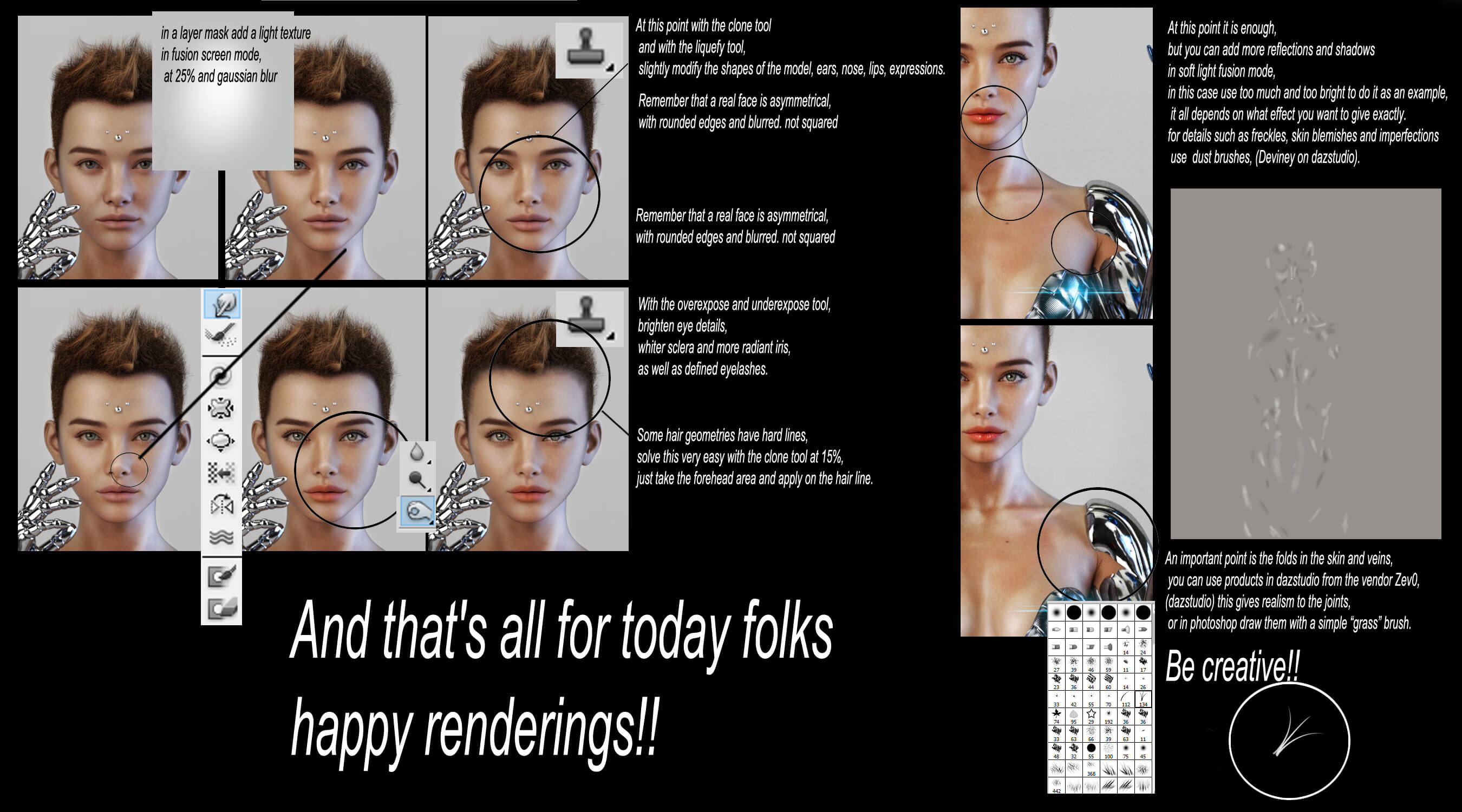 Tips and Tricks 3D-Digital Painting 3D Render by Belmontty