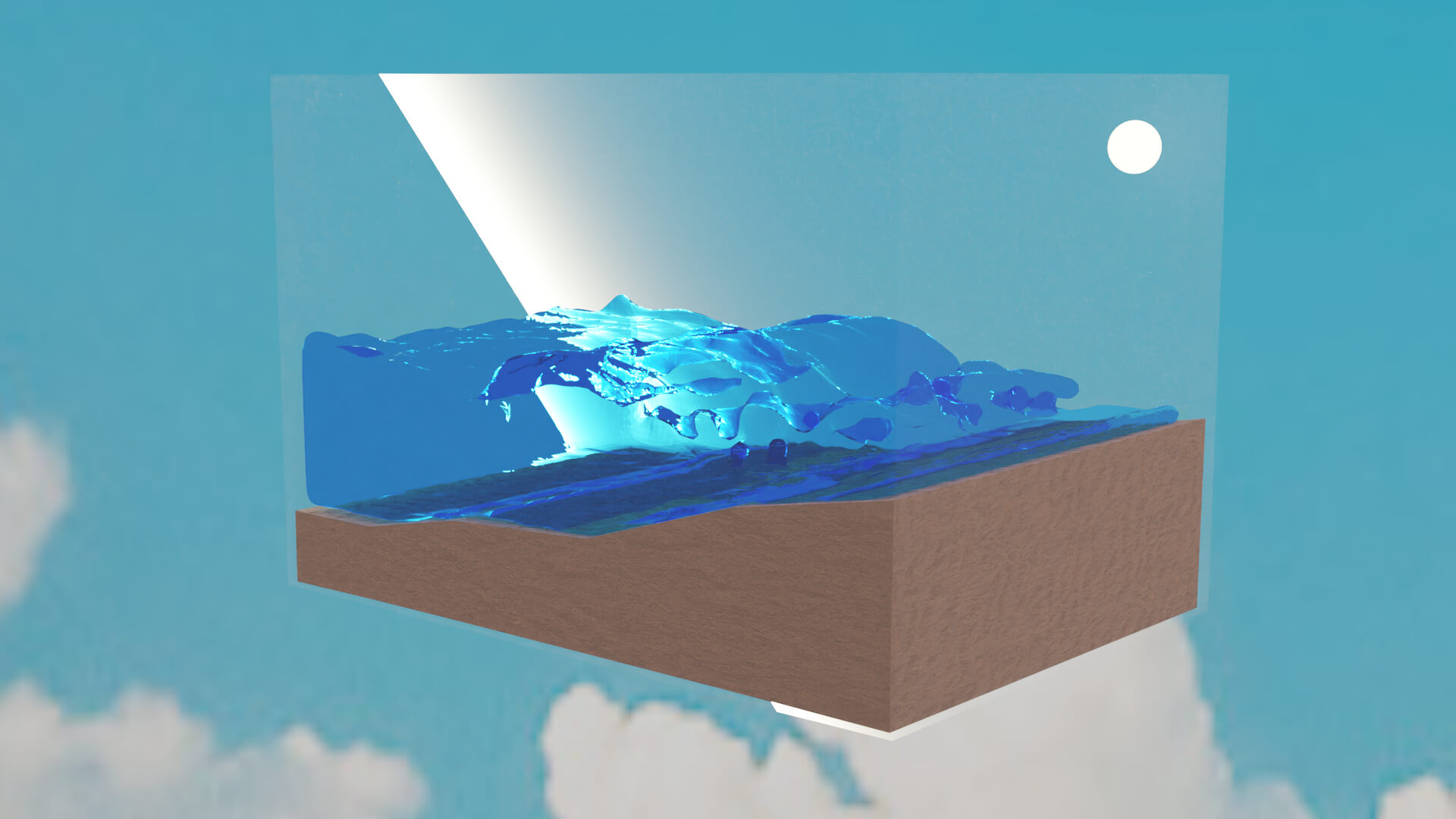 Aquarium Water - 3D Model by Benedit