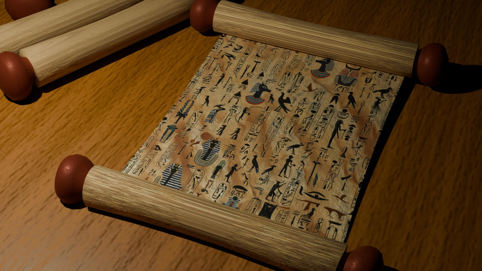 Collection of 12 Egyptian Hieroglyphs Seamless Texture Vol 2 by BenevArts