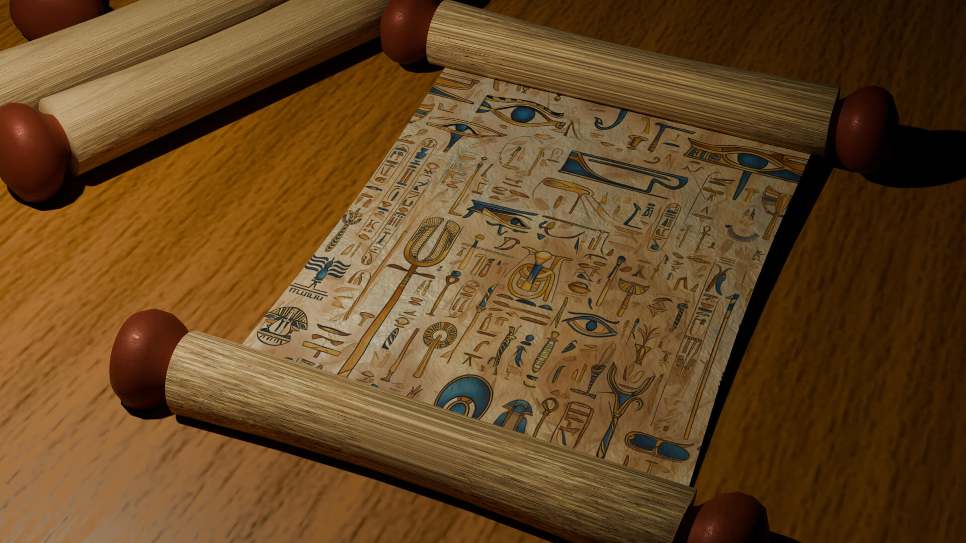 Collection of 12 Egyptian Hieroglyphs Seamless Texture Vol 2 by BenevArts