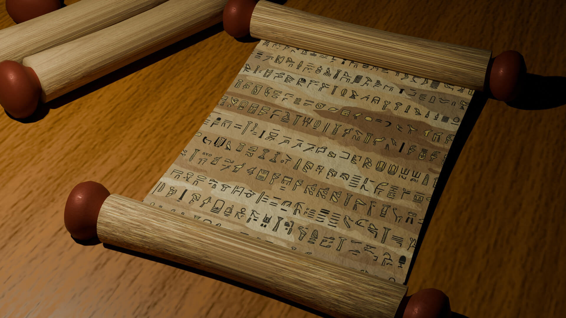 Collection of 12 Egyptian Hieroglyphs Seamless Texture Vol 2 by BenevArts